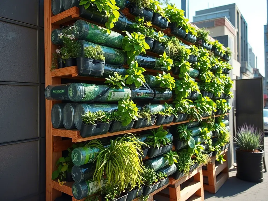 Horta Vertical Simples Como Fazer Usando Materiais Recicláveis ...